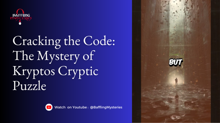 Cracking the Code: The Mystery of Kryptos Cryptic Puzzle ...